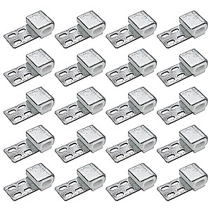 Bitray Couch Spring Repair Kit 4 Holes Fasteners Spring Buckle Spring Fixing Clip for Sofa Chair Couch Bed -20pcs