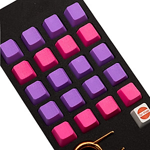 Tai-Hao Blank Rubber Gaming Keycaps : Blank No.6 Compatible with All MX Types Keyboards