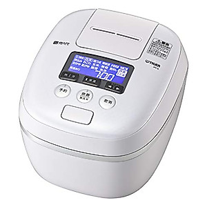 Tiger JPC-G100 WA Pressure IH rice cooker (Simmered 5.5 ml) Airy White 360 ° design variable W pressure IH Japan Domestic