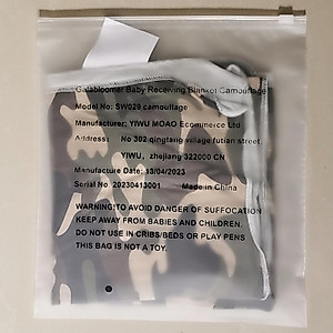 Galabloomer Baby Receiving Blanket Camouflage