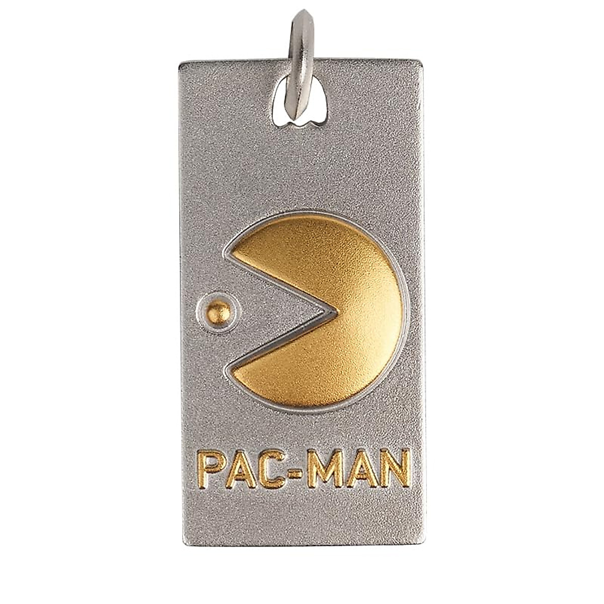 Starforged Pac Man Sterling Silver Gold Plated Video game hip hop Necklace Rapper Pendant