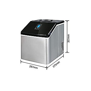 BybAgs ICES Ice Maker Home Small Automatic Icehine Large Capacity 24H Icehine Commercial Milk Tea Shop