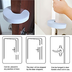 AKOAK 6 Pcs Finger Pinch Guard,Soft Durable Safety Foam Childproof Finger Pinch Guard Prevents Slamming Doors, and Child or Pet from Getting Locked in Room