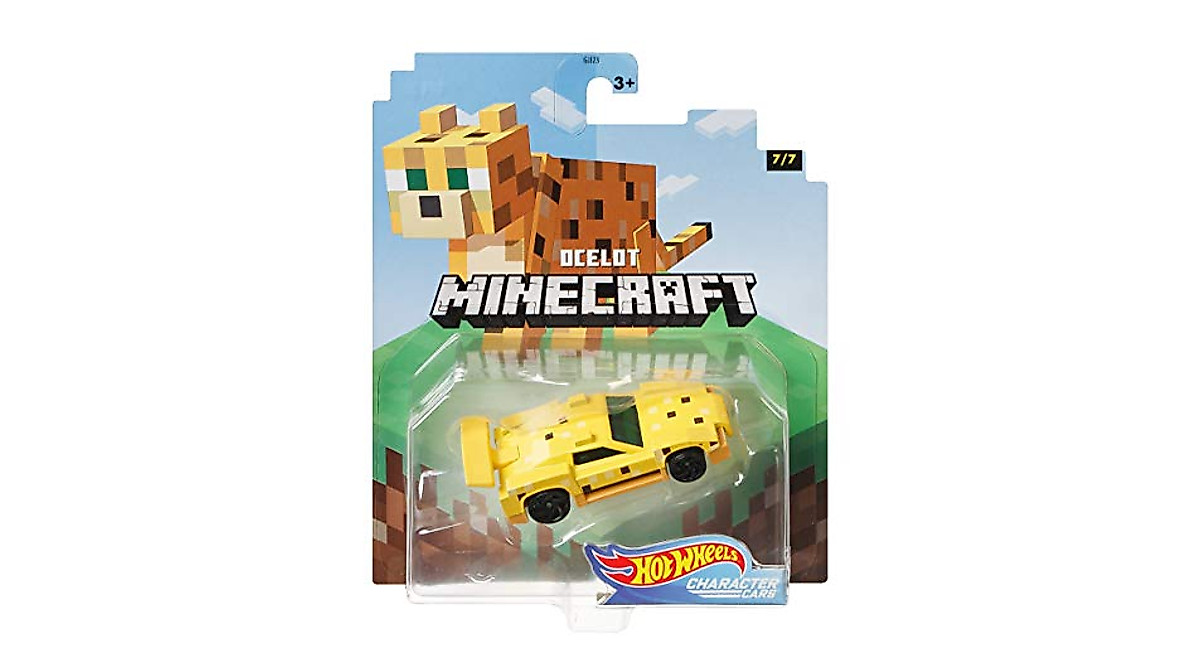 Hot Wheels Minecraft Ocelot Vehicle - Die-Cast Collectible