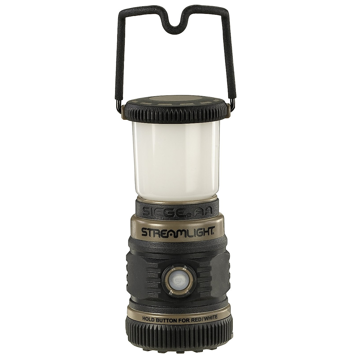Streamlight 44941 Siege 200-Lumen Ultra-Compact AA Alkaline Outdoor Hand Lantern/Flashlight, Coyote