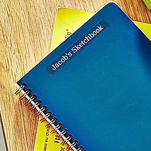 Brother Genuine P-touch, TZe-535CS, 0.47” x 26.2’, White on Blue Laminated Label Tape