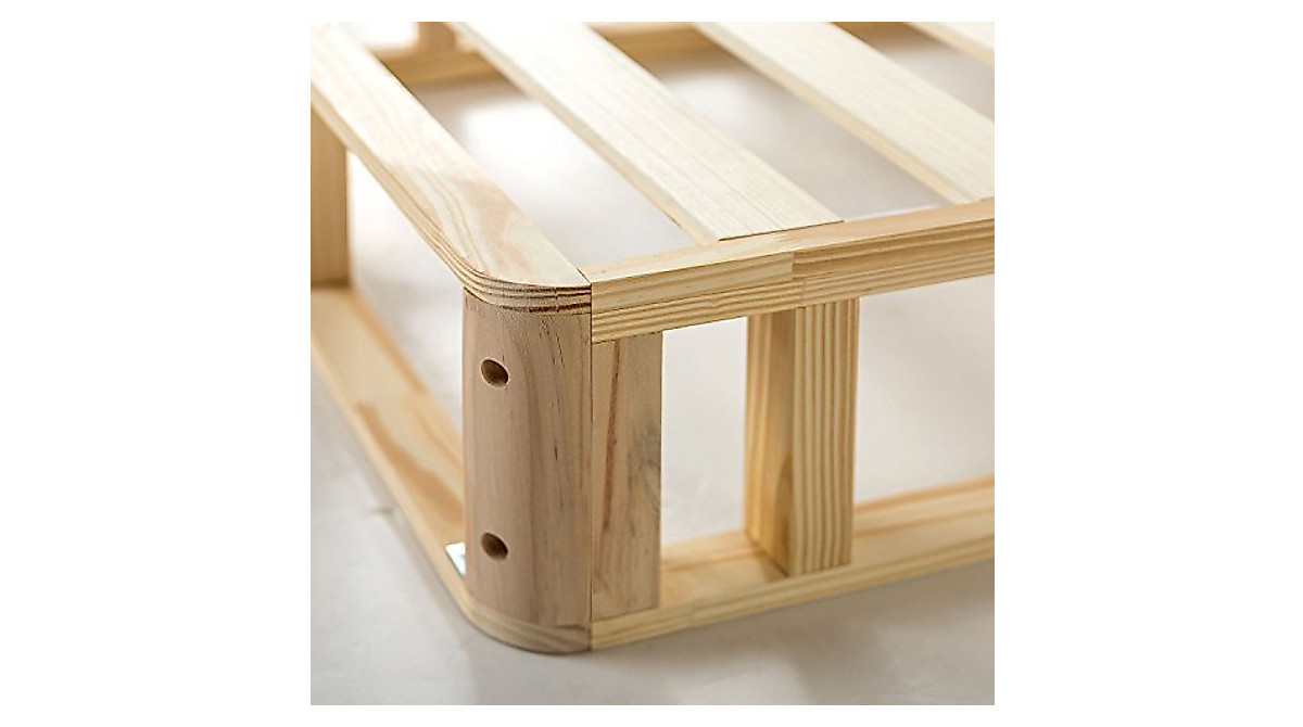 Zinus Edgar 8-Inch Wood Box Spring | Strong Support for King Beds