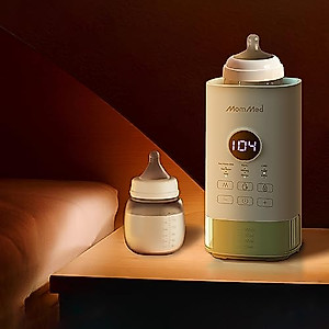 MOMMED Bottle Warmer, Fast Bottle Warmer with Accurate Temperature Control and Automatic Shut-Off,Fast Bottle Warmers for All Bottles with Breastmilk or Formula