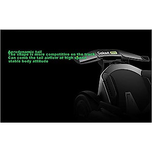 SPEDWHEL Aerodynamic Tail for Original Ninebot Gokart PRO Kart Kit Rear Wing Installation kit Refit self Balance Scooter Accessories (Tail)