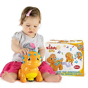 KiddoLab Baby Dinosaur Toy.- Infant Toys with Music, Lights & Dancing Activities. Development Toys for Preschool Learning, Baby Toys for 18 Months & Up
