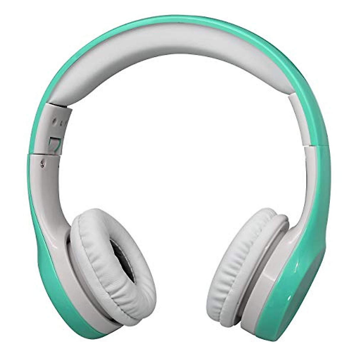 YUSONIC Kids Headphones Kid Toddler Headphones with mic & Audio Sharing Port+ Volume Limited, Boys Girls Baby Children Toddlers Laptop Tablet Phones Class Travel Airplane use (Green)