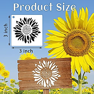DZXCYZ 80 Pcs 3 x 3 Inch Stencils for Painting on Wood, Reusable Flower Stencils Butterfly Stencils Bird Plastic Stencils Bee Wall Stencil DIY Craft Template Paint Stencils Set for Wall Home Decor