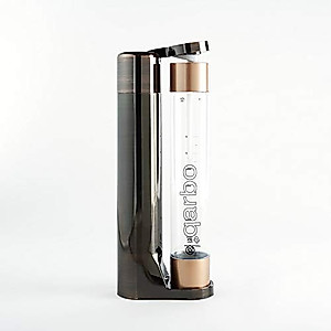 Twenty39 Qarbo - Sparkling Water Maker and Soda Streaming Carbonator machine for home Infuses Flavor while Carbonating Beverages with this Seltzer Fizzy Water Maker (Bronze)