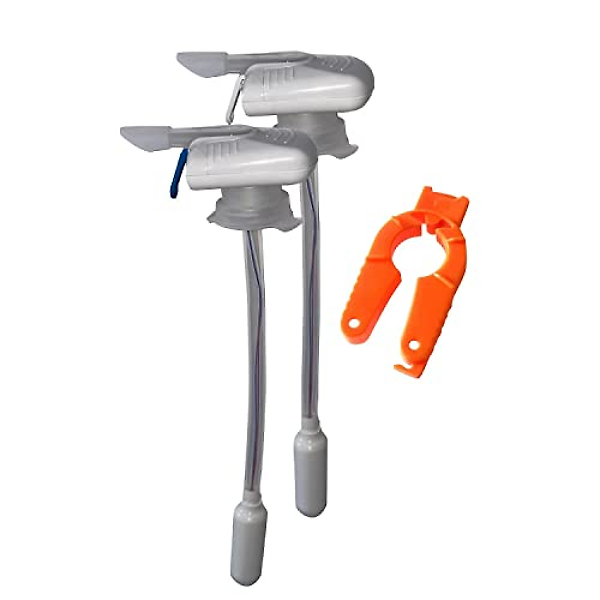 2 Pack Automatic Milk Drink Dispenser with Lid by MIHOOD - Hands-Free Electric Tap for Fridge Gallon Beverage Kids Home Kitchen Wedding Party Outdoor and 1 Multi Purpose Can Bottle Opener (MHBD00001)