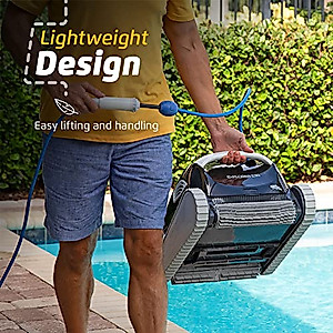 Dolphin Explorer E30 Robotic Pool Vacuum Cleaner with Wi-Fi Control — Large Capacity, Top Load Filter Basket is Simple to Clean — Powerful Suction Captures Small Debris — Ideal for All Pool Types