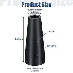 8 Pcs Flux Core Gasless Nozzle KP1939-1 MIG Welder Accessories MIG Gun Parts Nozzle for Welders Electric Machine Wire Handler Welding