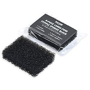 Stipple Sponge LARGE PORE 8 Piece Die Cut Block - Special Effects Makeup Theater Halloween MUST HAVE - Texture, Road Rash, Blending, Beards, Freckles