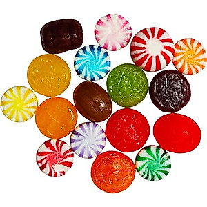 Hard Candy Mix - 3 LB Bulk Variety Candy Bag - Assorted Classic Hard Candy - Large Candy Bag for Office, Party Favor Filler - Individually Wrapped Hard Candy - Mint, Starlight, Toffee, Butterscotch, Strawberry and More