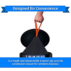 Reli. 33 Gallon Trash Bags Drawstring | 150 Count | Black | 33 Gallon Garbage Bags Heavy Duty | Large 33 Gal