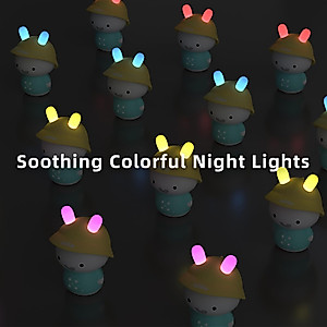 alilo Bunny Kids Music Player Storytelling Toys for Toddler Infant Baby Gift Pre-stored 16 Bedtime Stories/48 Nursery Rhymes/12 Soothing Music/White Noise, with Nightlight,Bluetooth,Record Function