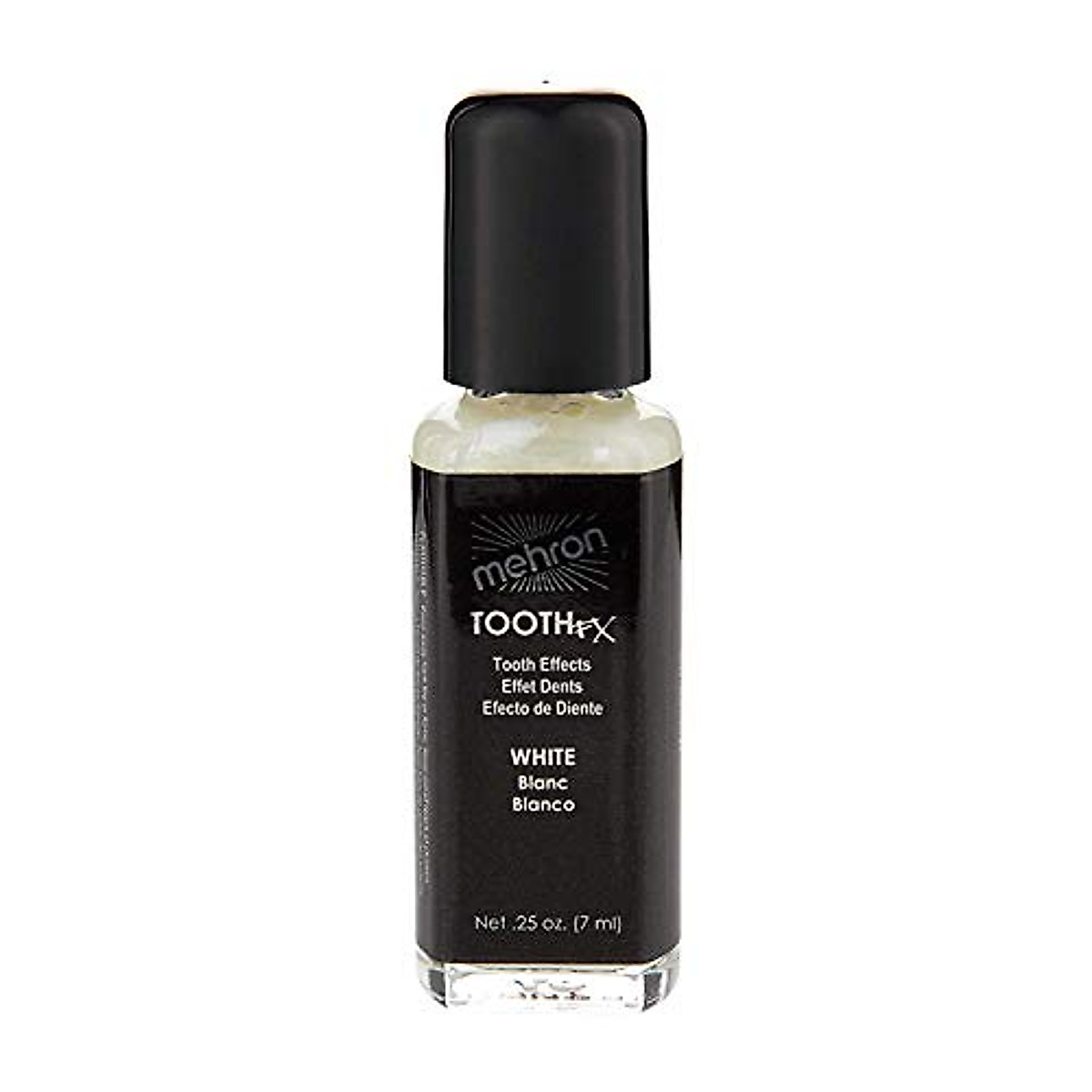 Mehron Makeup Tooth FX with Brush for Special Effects, Halloween, Movies (.25 oz) (White)