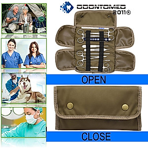 OdontoMed2011 20 PC U.S. Military Style Surplus Emergency/Survival Kit - Bleed CONTOL Kit - Military Style First Aid Kit - Molle Pouch MLT-04