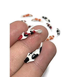 Lot 12 Miniature Koi Fish Fairy Garden Supplies Animal Figurine Dollhouse Furniture GD#032