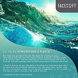 FACESOFT Eco Friendly Gym Towel for Working Out - Soft and Absorbent Cotton Exercise Towel - No Synthetic Microfibers or Plastics - Sweat Towel for Gym, Fitness, Sports, Yoga - Hazelnut - 1 Pc