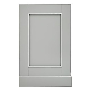 ARIEL Stafford 60" Grey Bathroom Vanity Base Cabinet, Double Sink Configuration, 4 Soft Closing Doors, 6 Full Extension Dovetail Drawers, Brushed Nickel