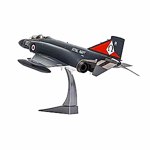 Corgi Diecast Mcdonnell Douglas Phantom FG.1 HMS Ark Royal 1:48 Military Aircraft Display Model AA27901, Black