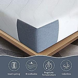 10 Inch Hybrid Memory Foam Mattresses,Twin Size Cooling Gel Mattress in a Box,Pressure Relief Mattress with Breathable Mattress Cover,Medium-Firm Mattress/Certipur US Certified/Made in USA-Twin