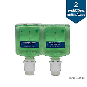 EnMotion Gen2 Moisturizing Foam Hand Sanitizer Dispenser Refill By GP PRO (Georgia-Pacific), Fragrance Free, 42334, 1000 ML Per Bottle, 2 Bottles Per Case