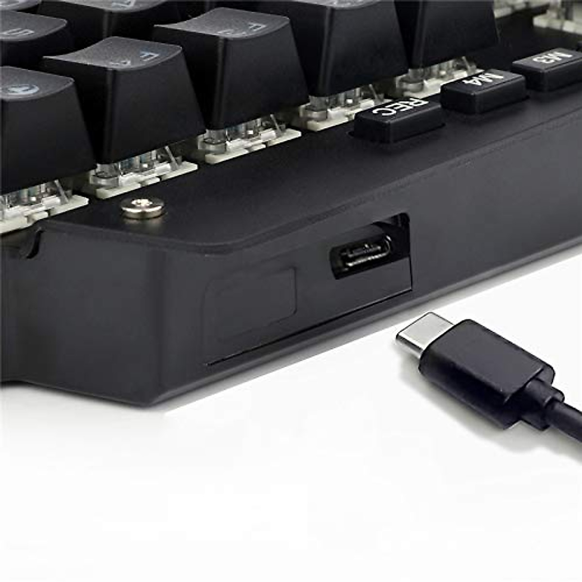 GRABLOOM LED Backlight Outemu Switch for Key Macro Defines Keyboard Replacement One-Hand Mechanical Keyboard 44 for Key Havit Gaming Tastatur Und Maus Set