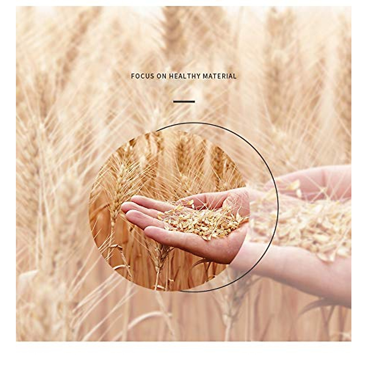 SUNNYHILL 4PCS Portable Utensils Set Straw Cutlery Set Healthy Eco-Friendly Wheat Biodegradable Chopstick Fork Knife Spoon Set for Travel Picnic Camping Students Daily Uses with Portable Case (blue)