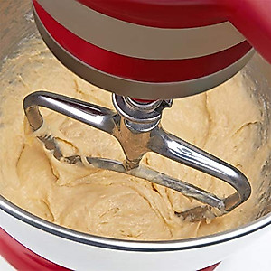 Stainless Steel Flex Edge Beater for KitchenAid Mixer, Fits Tilt-Head Stand Mixer Bowls For 4.5-5 Quart Bowls, Kitchenaid Paddle Attachment by Gvode