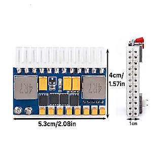 RGEEK 24pin DC ATX PSU 12V DC Input 250W Peak Output Switch DC-DC ATX Pico PSU Mini ITX PC Power