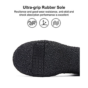ALEADER Wide Minimalist Barefoot Shoes for Men Women Fitness Cross-Trainer Workout Shoes Wide Toe Box Gym Shoes Black Size 8