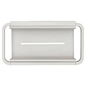 Zone Denmark Rim Shower Caddy - Effortless Organization and Elegance The Ultimate Solution for Stylish Bathroom Storage and Convenience - Featuring Sleek Design, Durable Construction- (White)