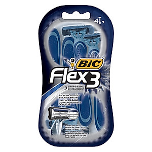 Bic Flex 3 men's shaver, 4 count (2 packs)