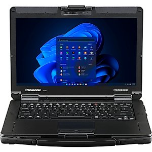 Panasonic Toughbook FZ-55 14” HD LED Laptop Computer – 11th Gen Intel Core i5-1145G7 Quad-Core up to 4.40 GHz Processor, 64GB DDR4 RAM, 512GB PCIe NVMe SSD, Intel Iris Xe Graphics, Windows 11 Pro