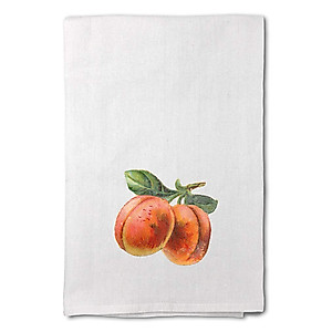 Style In Print Custom Decor Flour Kitchen Towels Peach Vintage Look E Food & Beverage Fruit Food & Beverage Fruit Cleaning Supplies Dish Towels Design Only