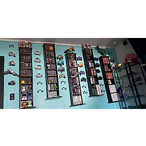 YYST Mini Flexible Wall Mount Holder Rack Organizer for PS3/PS4/PS5/Xbox 360/Xbox One/S/X/Elite/Series S/Series X Controller, Pro Controller - 4/PK- No Game Controller