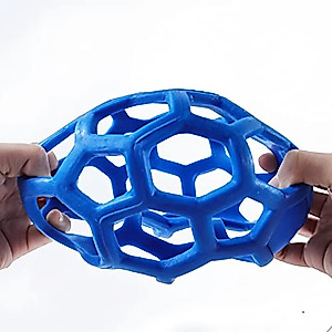 NSBELL 2PCS Horse Treat Ball Hay Feeder Toy, Goat Feeder Ball Hanging Feeding Toy for Horse Goat Sheep Relieve Stress (Blue)