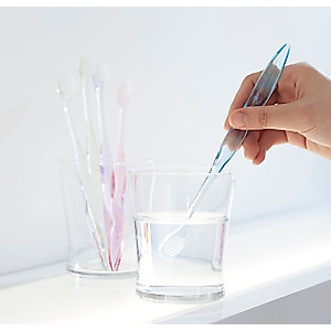 MISOKA・ISM Toothbrush Sakura (Pale Pink) Mineral-Coated Bristles Designer's Model Premium Toothbrush Made in Japan Japanese Craftsmanship