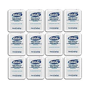 Glide Oral-B Pro-Health Original Floss, Small Size 4 Meters (4.3 Yards) - Pack of 12