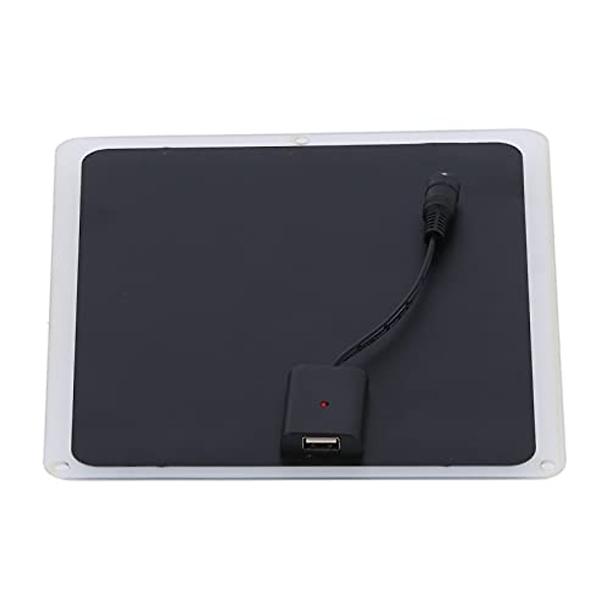 Walfront 20W 12V Solar Panel, Solar Cell Panel Charger Board for Charging Car RV Boat Mobile Phone Monocrystalline Silicon+ABS Material, Solar Panels