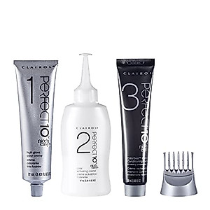 Clairol Nice‘n Easy Perfect 10 Permanent Hair Dye, 2 Black Hair Color, Pack of 2