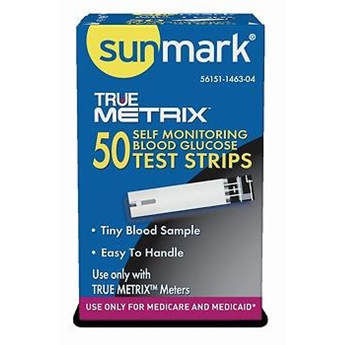 Sunmark TrueMetrix Blood Glucose Test Strips - 50 ct, Pack of 4