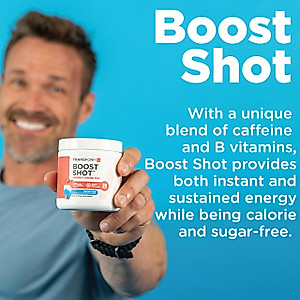TransformHQ Everyday Boost Shot 28 Servings (Blue Raspberry) - Non-GMO, Gluten-Free, Powder