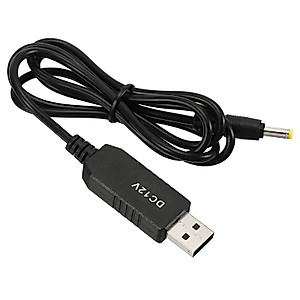 PATIKIL 6W 0.5A USB Step Up Voltage Converter, DC 5V to DC 12V Power Supply Adapter Jack 4.0x1.7mm Cable for Router LED Lamp Speakers